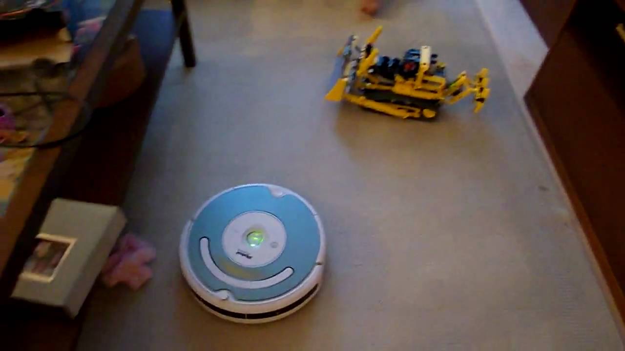 Lego Technic vs. Roomba - YouTube