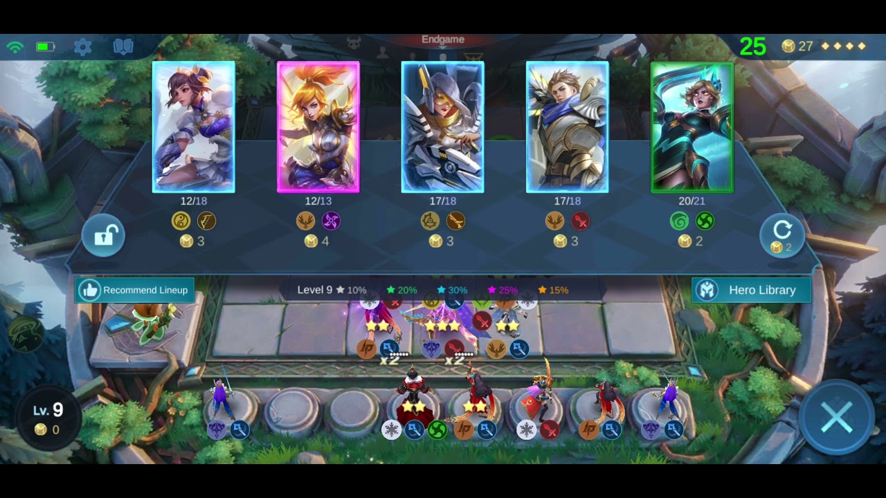 Eva Magic Chess Skill 1 Final Round :') (Odette + Enchanted Talisman ...