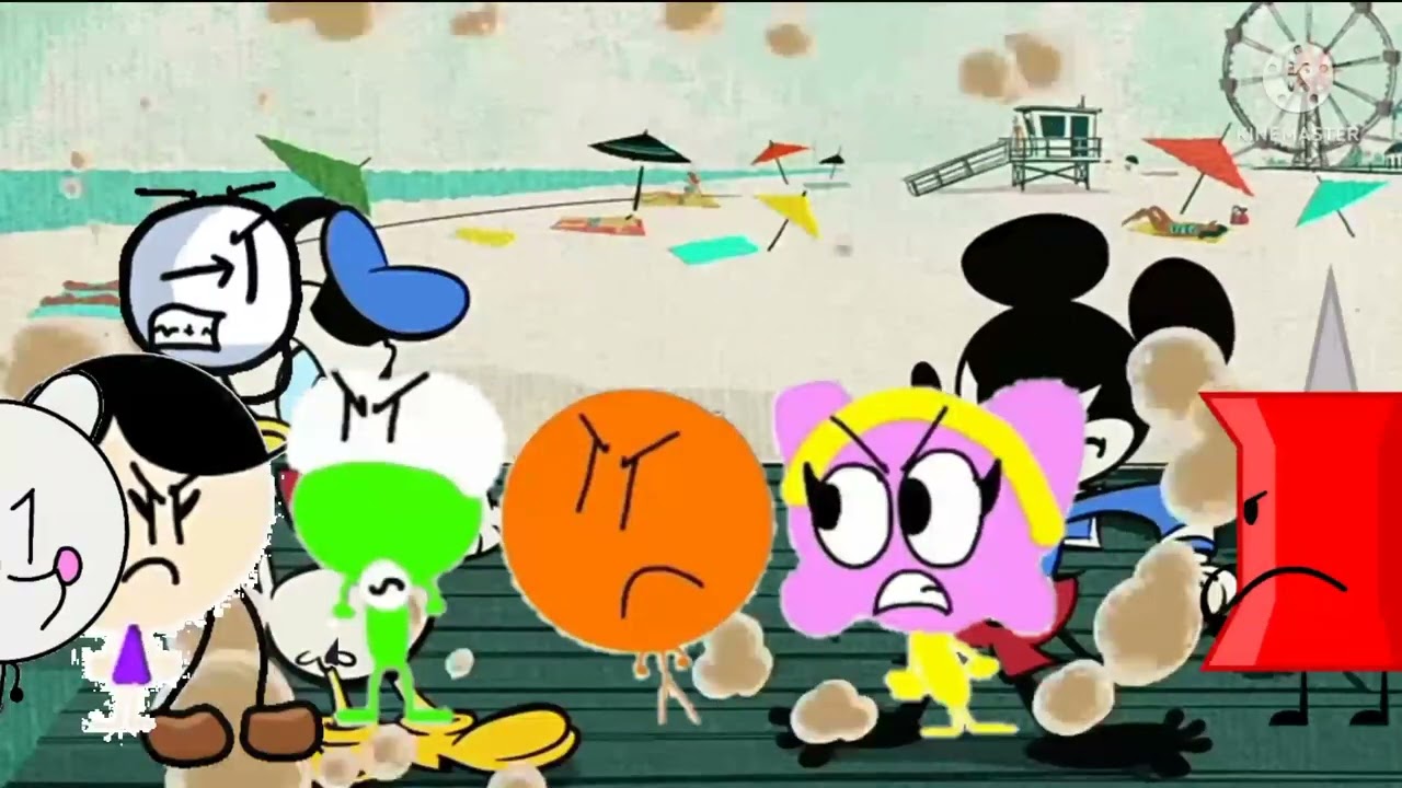 Mickey mouse Fight Cloud Add Round 1 - YouTube