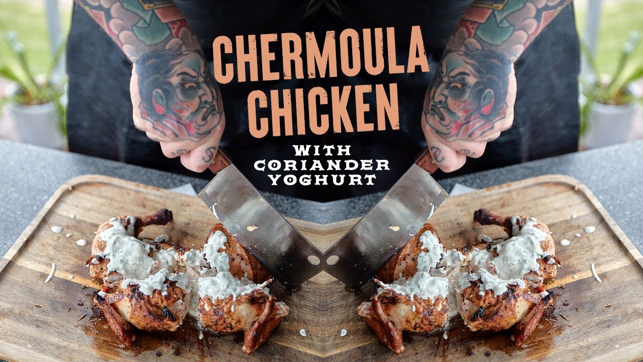 Chermoula Chicken on the Weber SmokeFire - YouTube