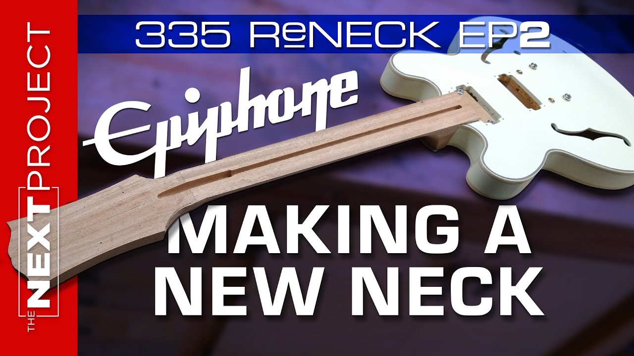 Epiphone 355 Guitar Reneck Project Ep2 - YouTube