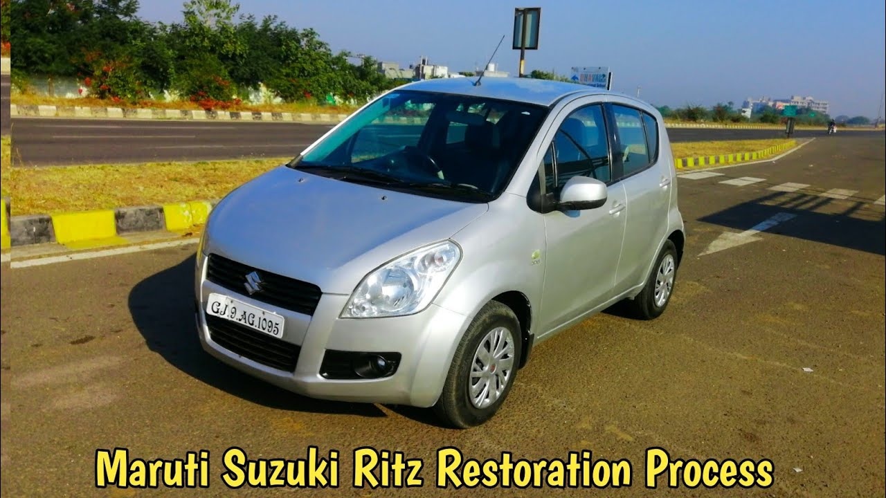Maruti suzuki Ritz restoration process | repaint Ritz | modified Ritz ...