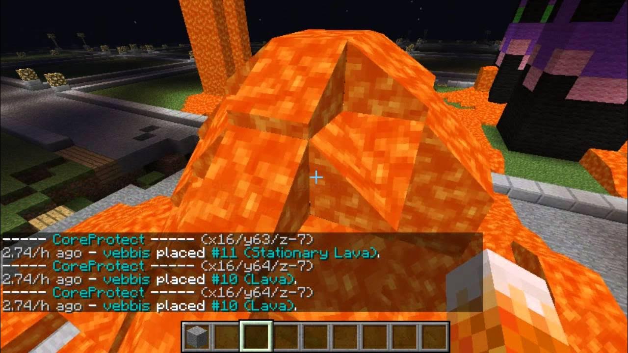 Minecraft CoreProtect Rollback Basic Tutorial Part #1 Anti-Grief Plugin ...