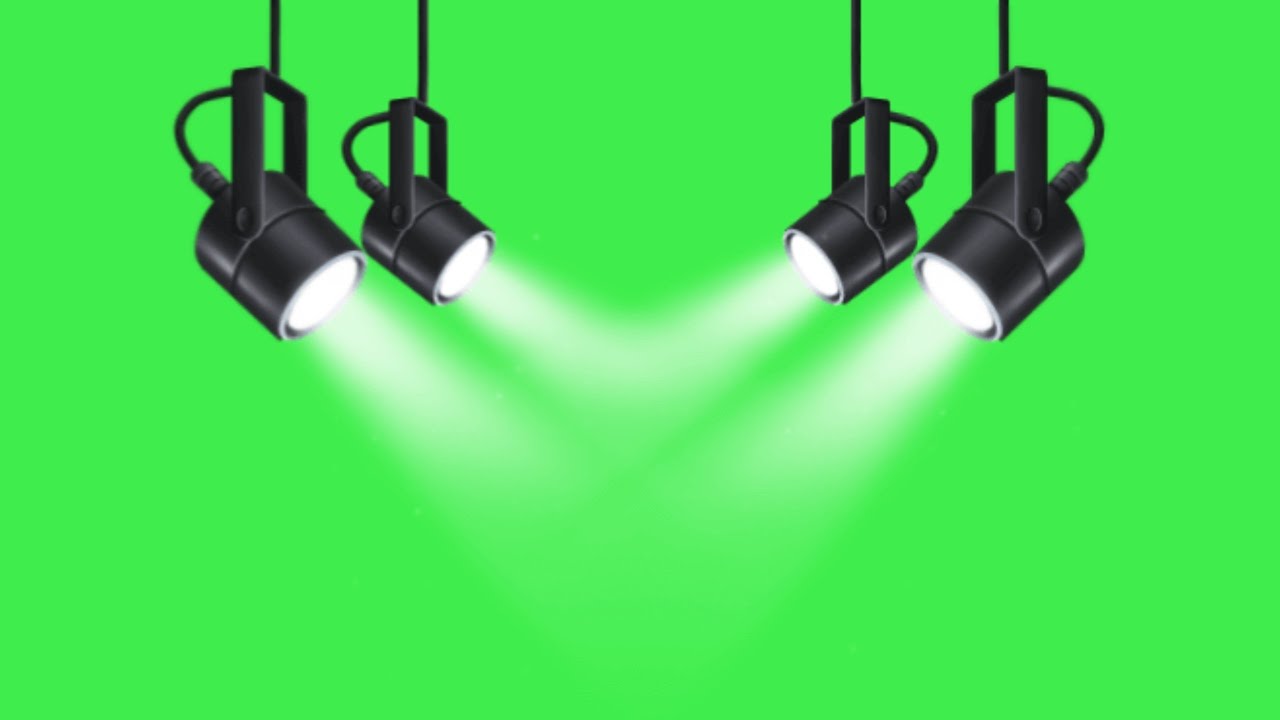 Greenscreen spotlight effect || floodlights || animasi for aditing ...