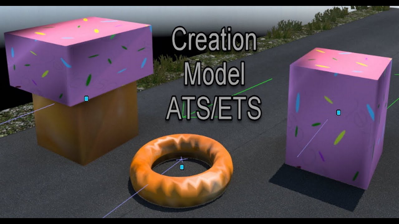 ATS/ETS Creation Model sous Blender💖💖💖 💖 - YouTube