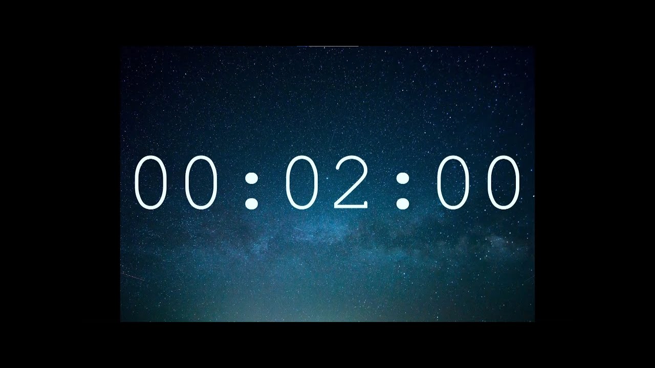 2 minute timer + alien alarm (space version) - YouTube