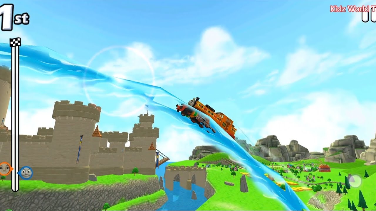 GoGo Thomas Train Race Adventure Video for Kids | Kidz World T.V | EP ...