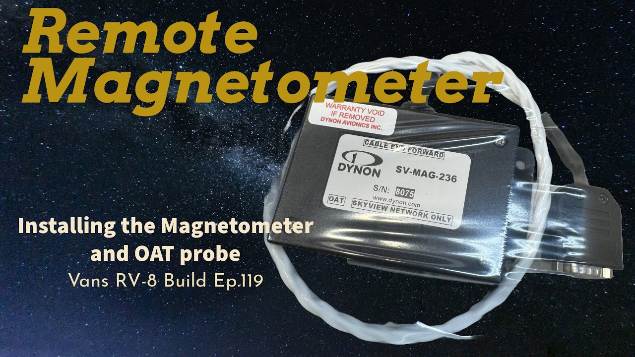 Vans RV-8 Remote Magnetometer Install Ep119 - YouTube