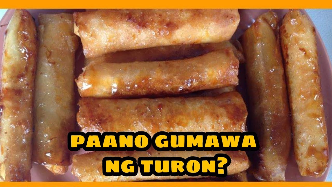 Paano Gumawa ng TURON? - YouTube