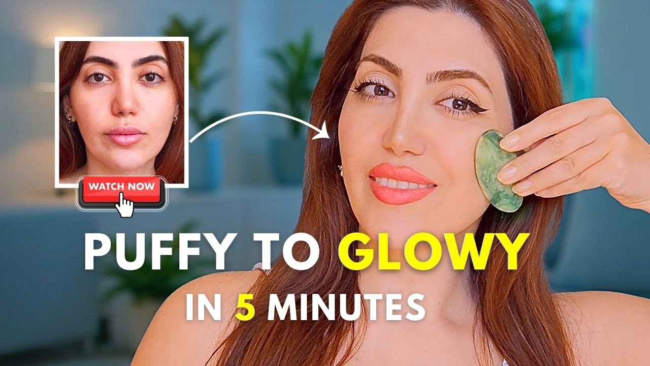 Gua Sha Morning Lymphatic Drainage Massage 🌿💆🏻‍♀️ Depuff & Glow in 5 ...