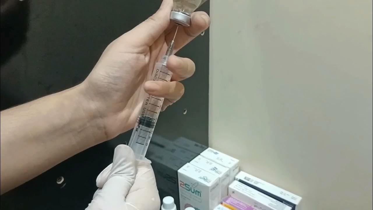 How to give injection in cannula easily at home and how to inject 2Sum ...