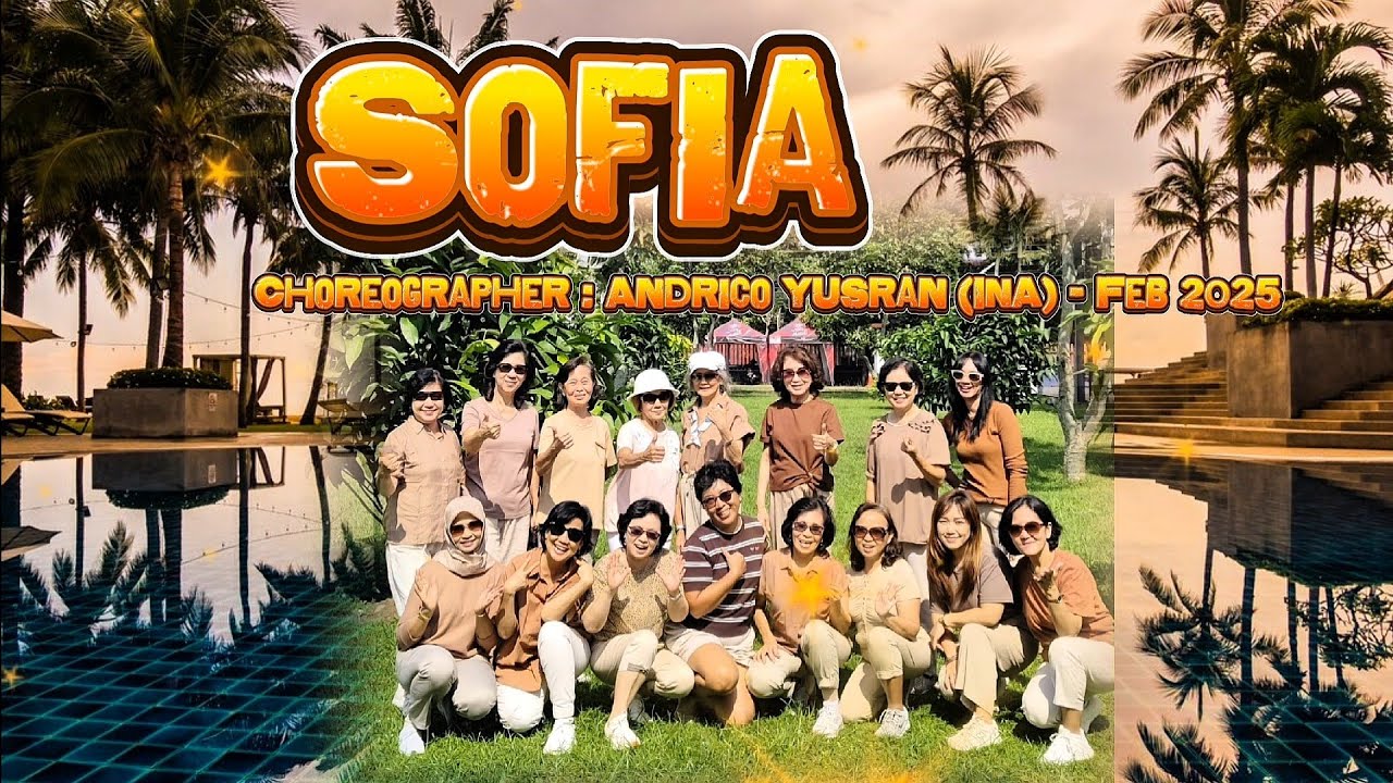 SOFIA | BEGINNER LINE DANCE - YouTube