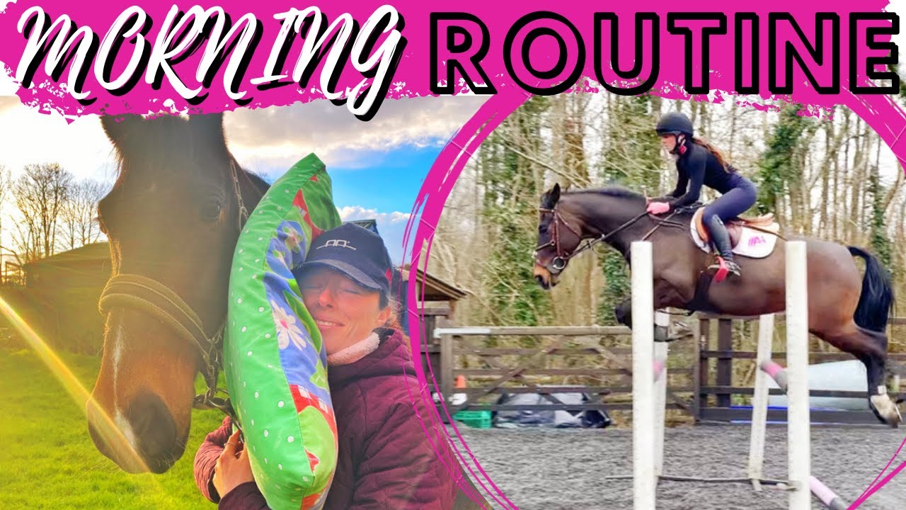 EQUESTRIAN MORNING ROUTINE || VLOG 33 - YouTube