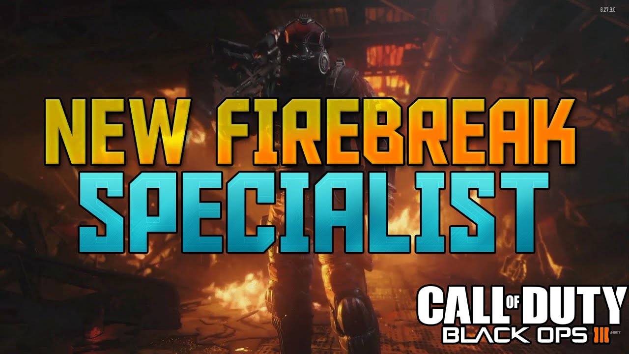 BO3 Firebreak Specialist, Redwood Map, Max Level Special Camo After ...