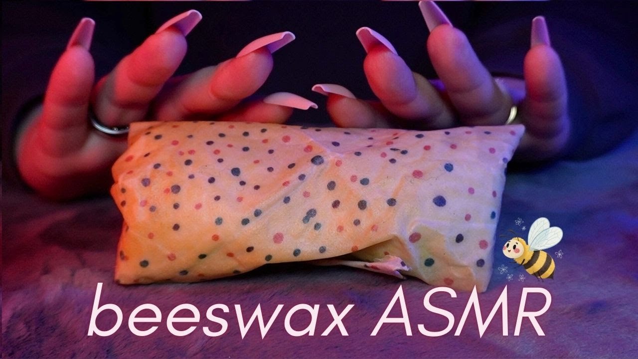 ASMR Addictive Beeswax Wrap Tapping & Scratching (No Talking ...