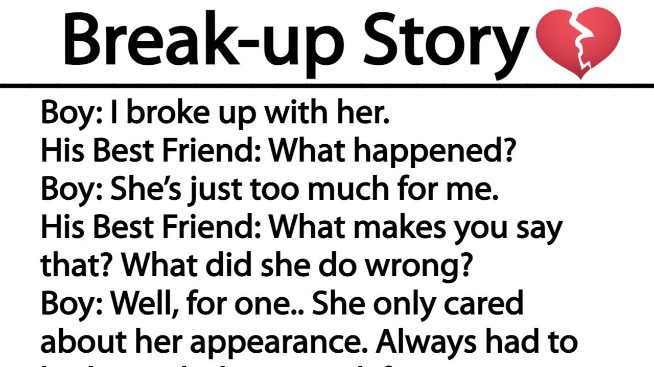 Break-up Story - Read It.. It Will Take Just 3 - 4 Mins.. - YouTube