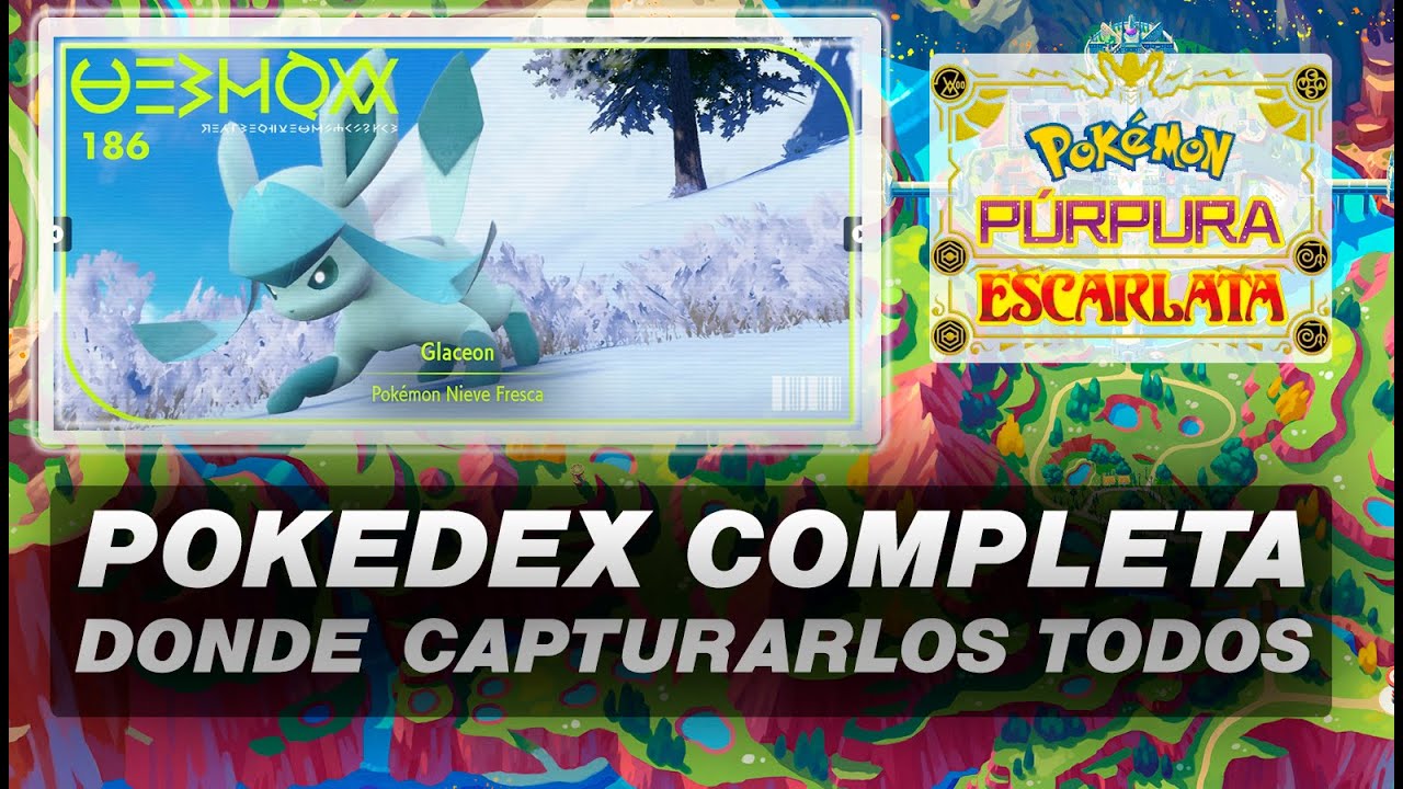 186 Pokedex Paldea - Glaceon (Donde y Como Capturarlo) - Pokémon ...