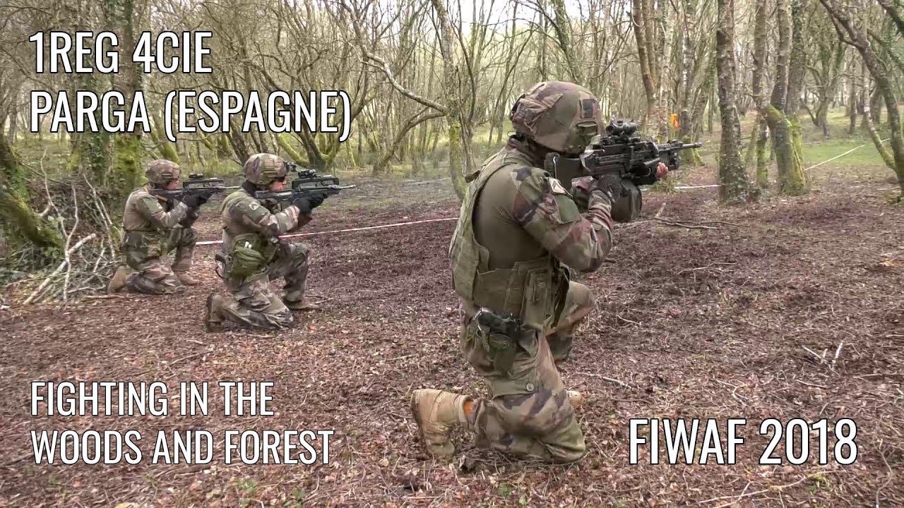 Stage FIWAF (Fighting in woods and forests) du 1REG. - YouTube
