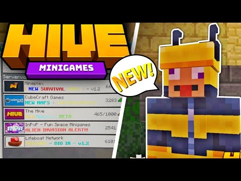 Minecraft | Playing Hive Mini Games - YouTube