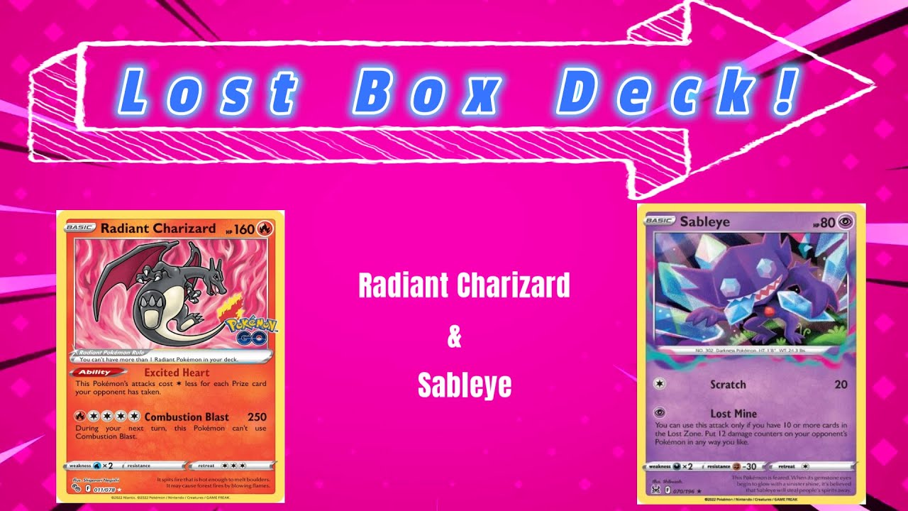 Pokemon TCG / LOST BOX DECKS! Busted Sableye + Radiant Charizard Combo ...