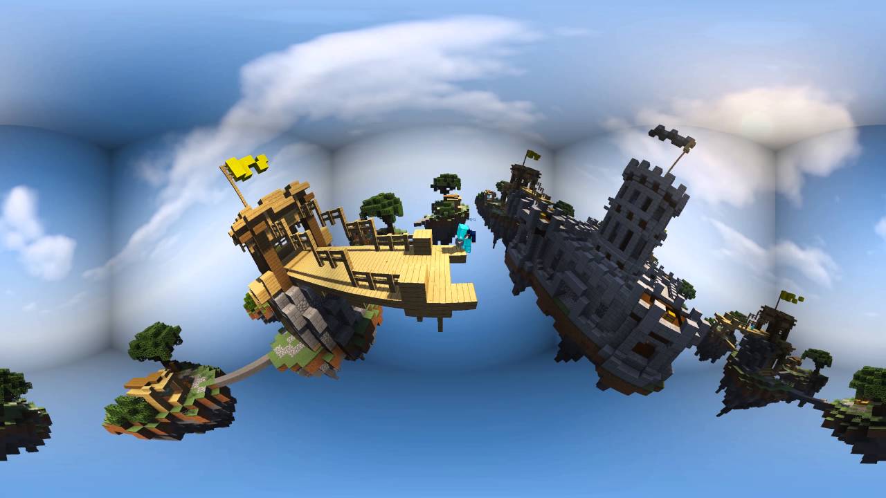 MINECRAFT 360° - SkyWars - 4K 60FPS - YouTube