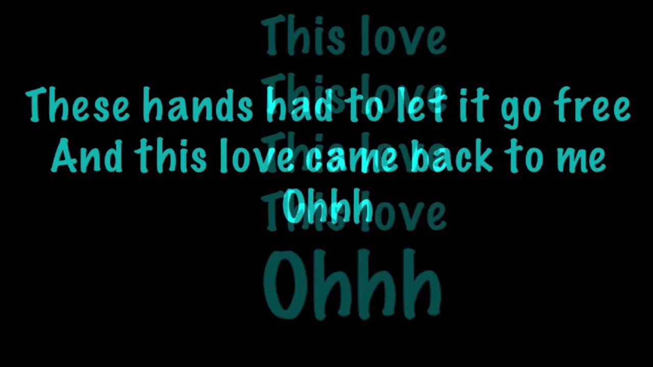 Taylor Swift - This love (Nicholas Connell) (Paroles) - YouTube