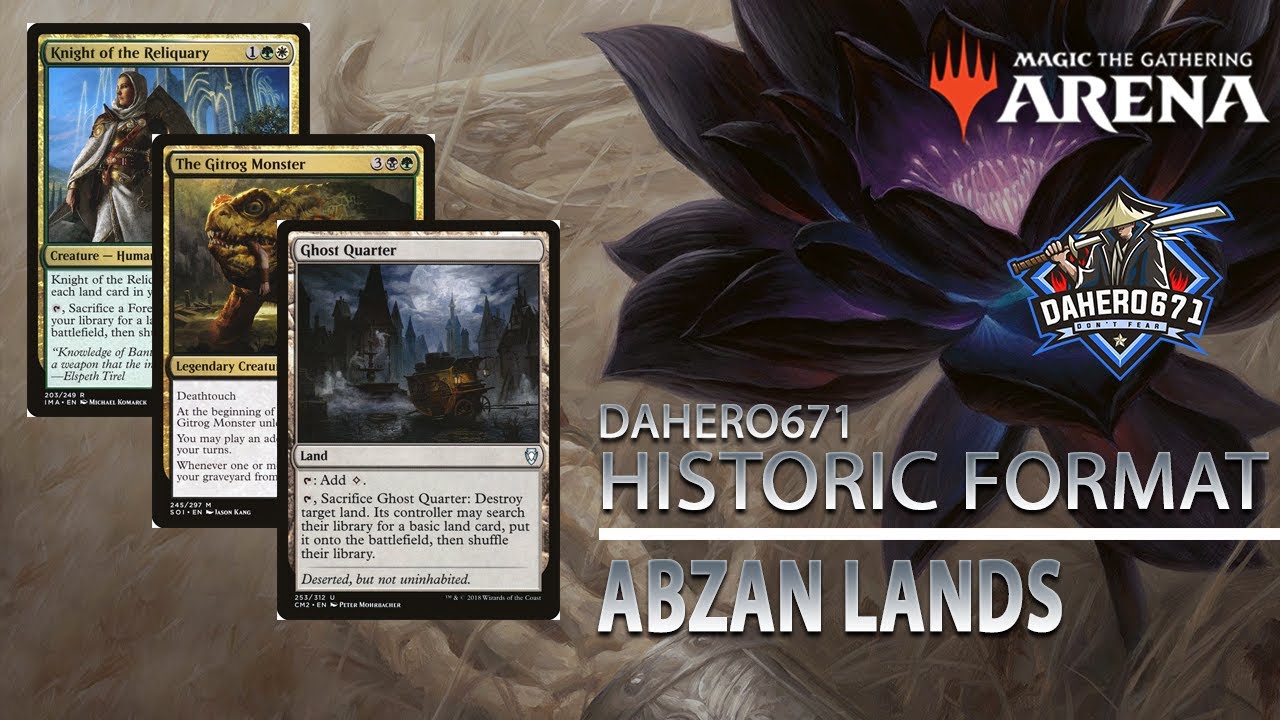 MTG Arena Historic: Abzan Lands, Knight & Terravore - YouTube