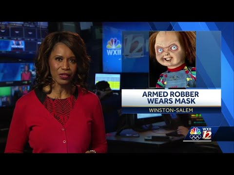 Man wearing horror movie 'Chucky' mask robs store, police say