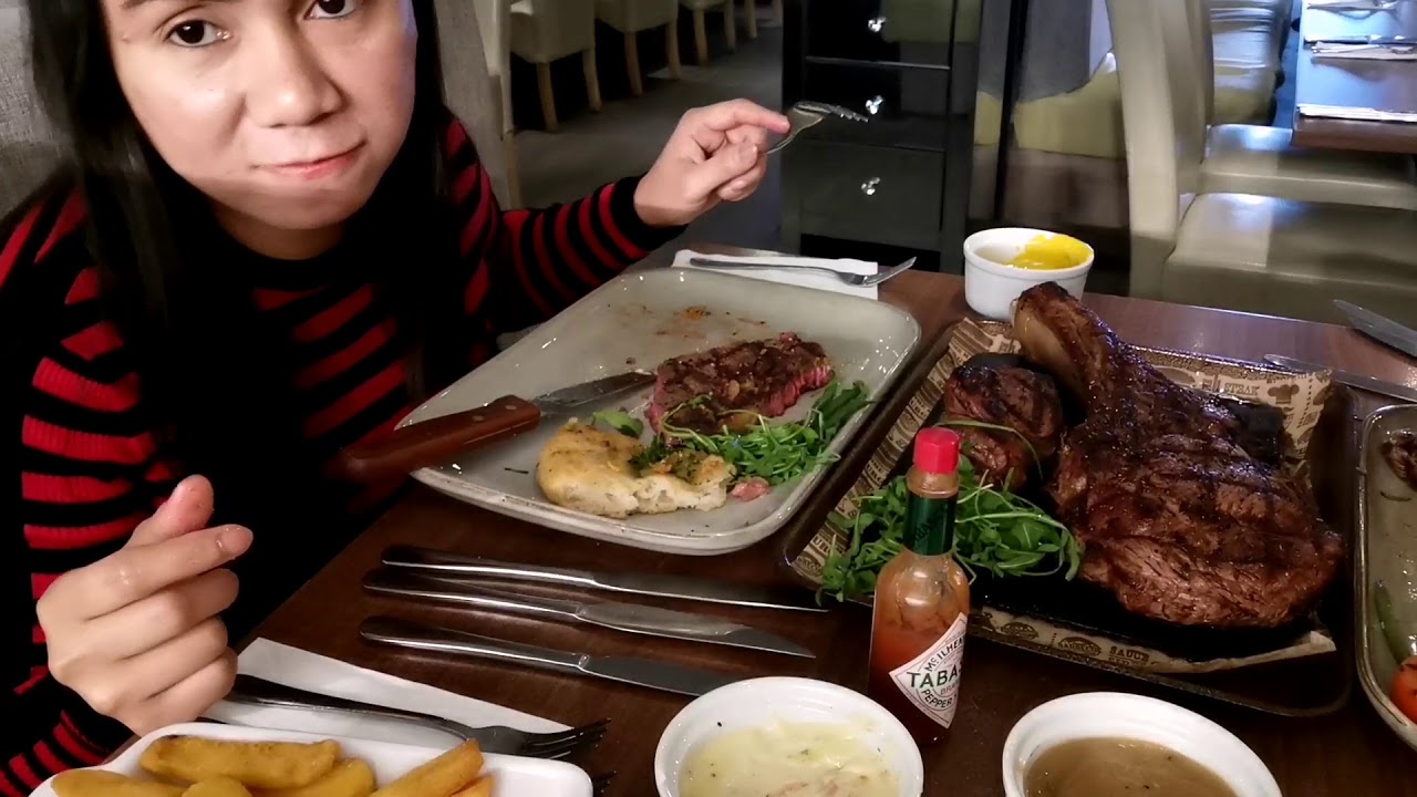The Biggest Steak at RELENTLESS HQ in Port Solent (Mukbang steak 😂😂 ...