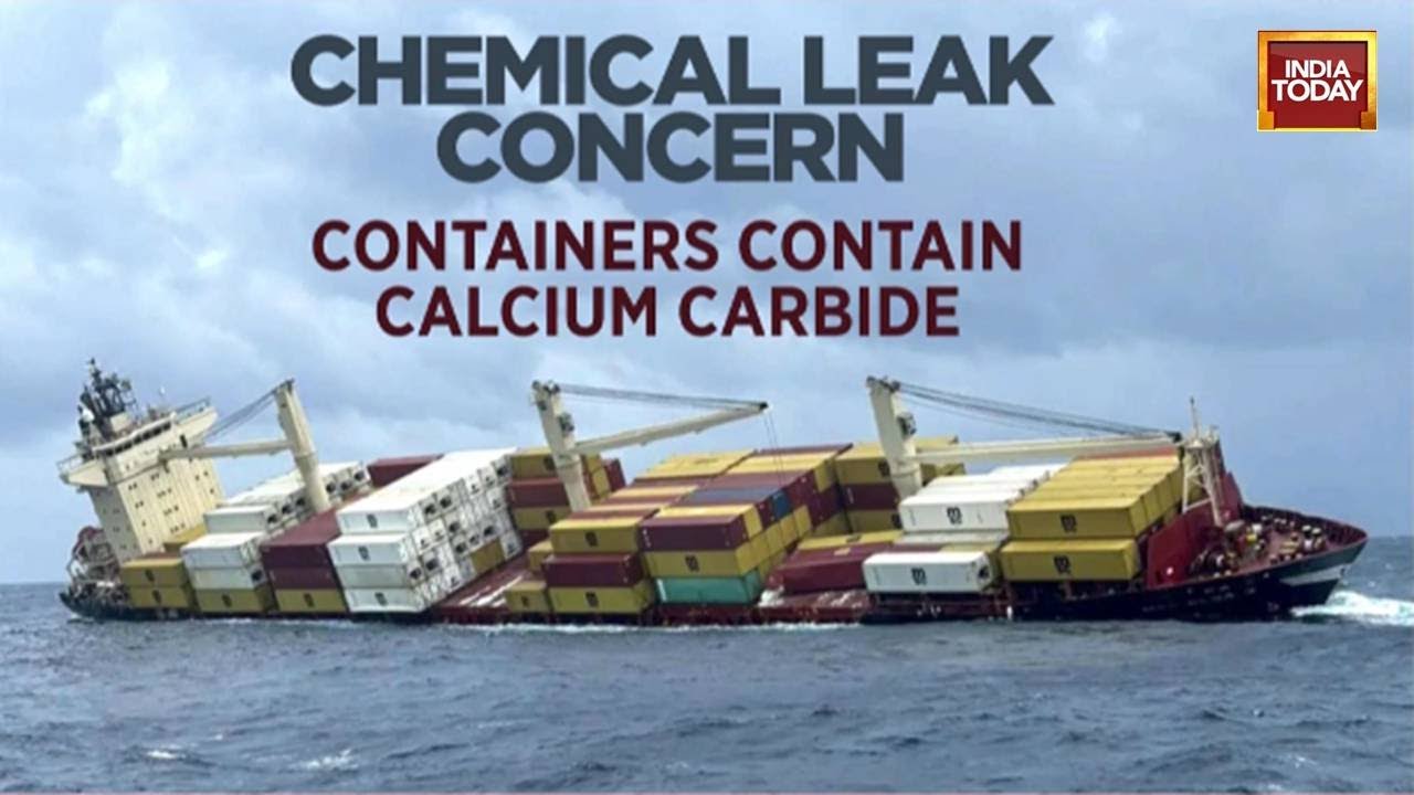 Kerala On High Alert: Hazardous Cargo Containers Wash Ashore After Ship ...
