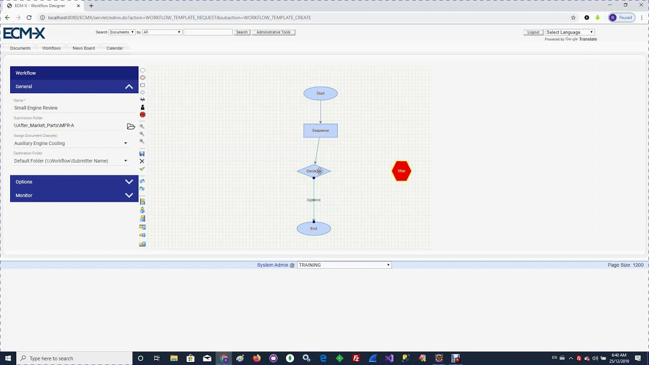 ECM-X Workflow Designer - YouTube