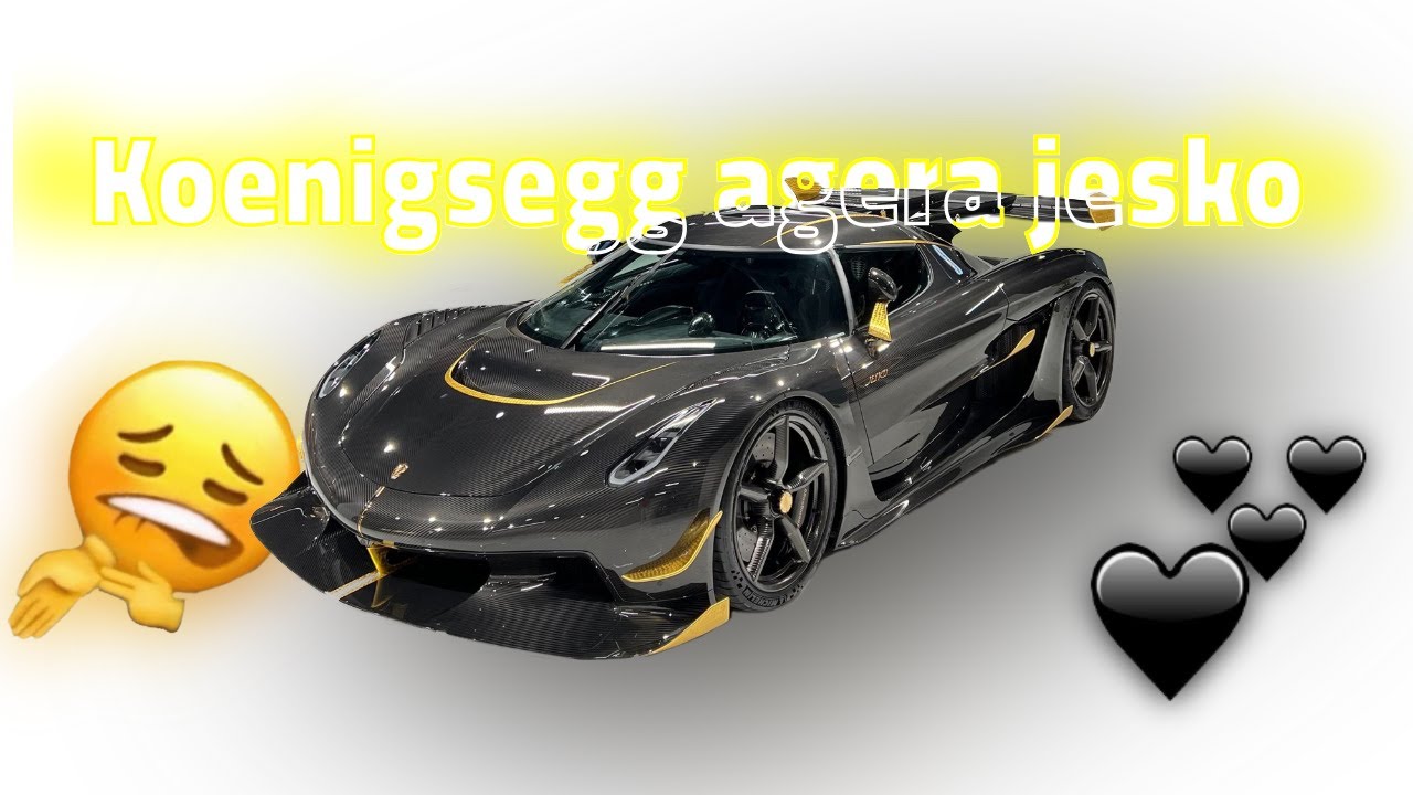 Koenigsegg agera Jesko 2nd edit premiere pro + after effects - YouTube