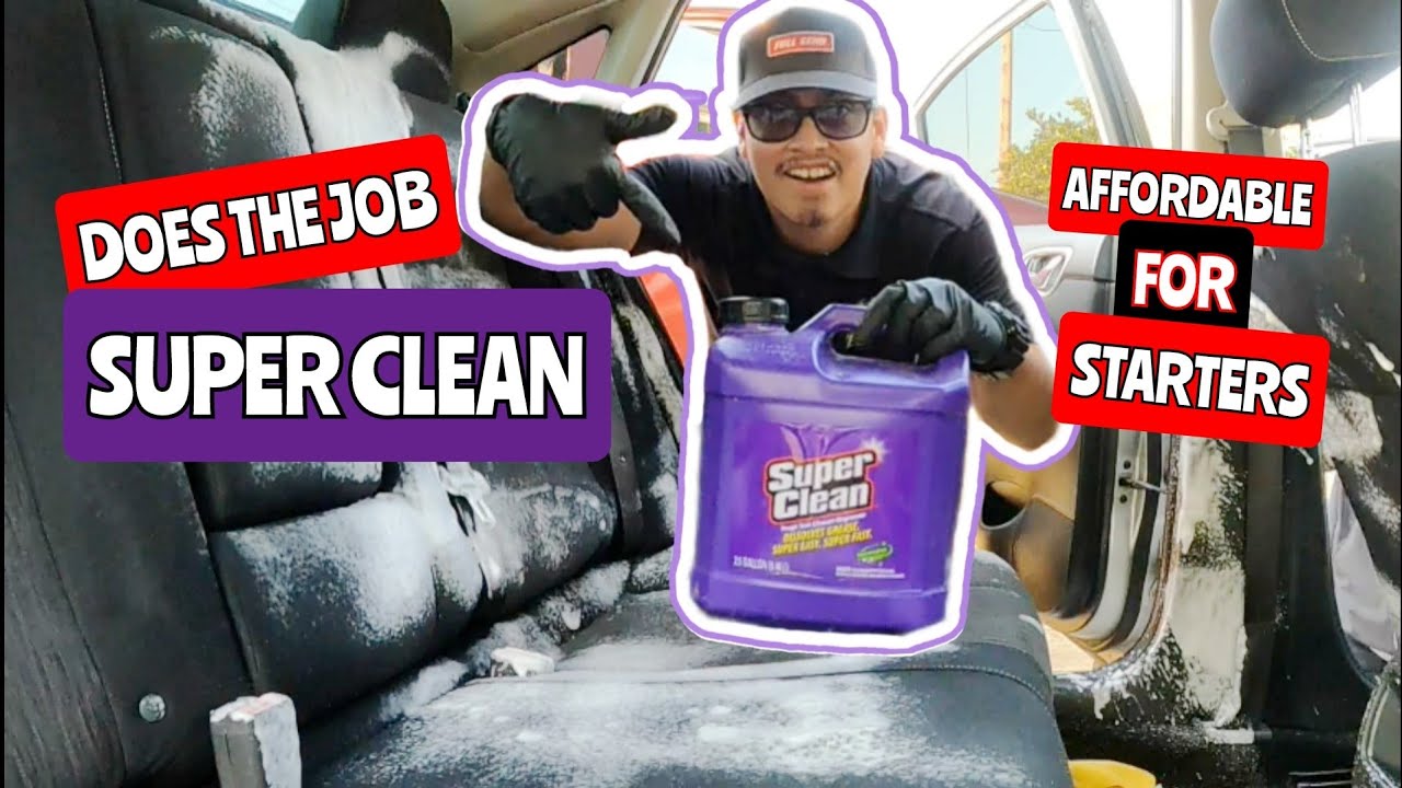 SUPER CLEAN REVIEW | AUTO DETAILING TOP CLEANER AND DEGREASER !! - YouTube