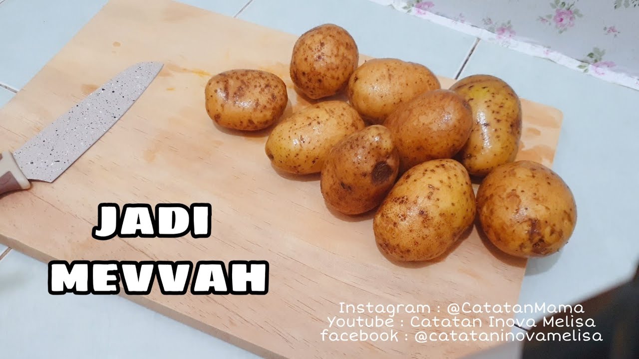 cemilan dari kentang jadi mevvah | jajanan kekinian baked potato tanpa ...