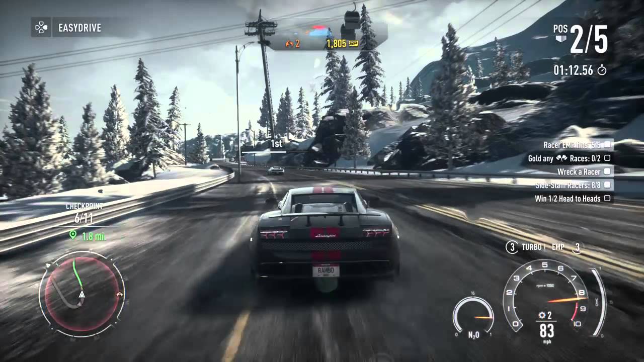 Need for Speed Rivals: lets play in the snow - YouTube