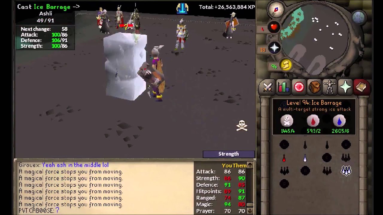 OSRS Clan Wars Mage Tank - YouTube