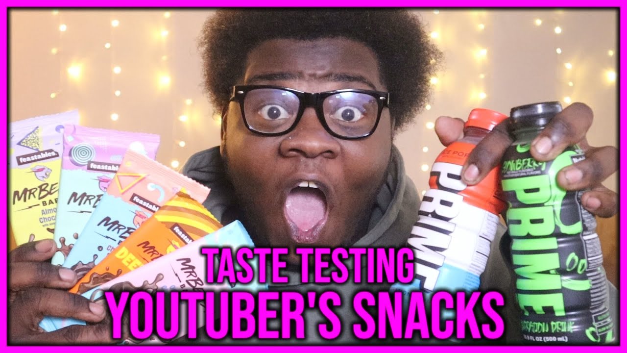 TASTE TESTING YOUTUBER'S SNACKS - YouTube
