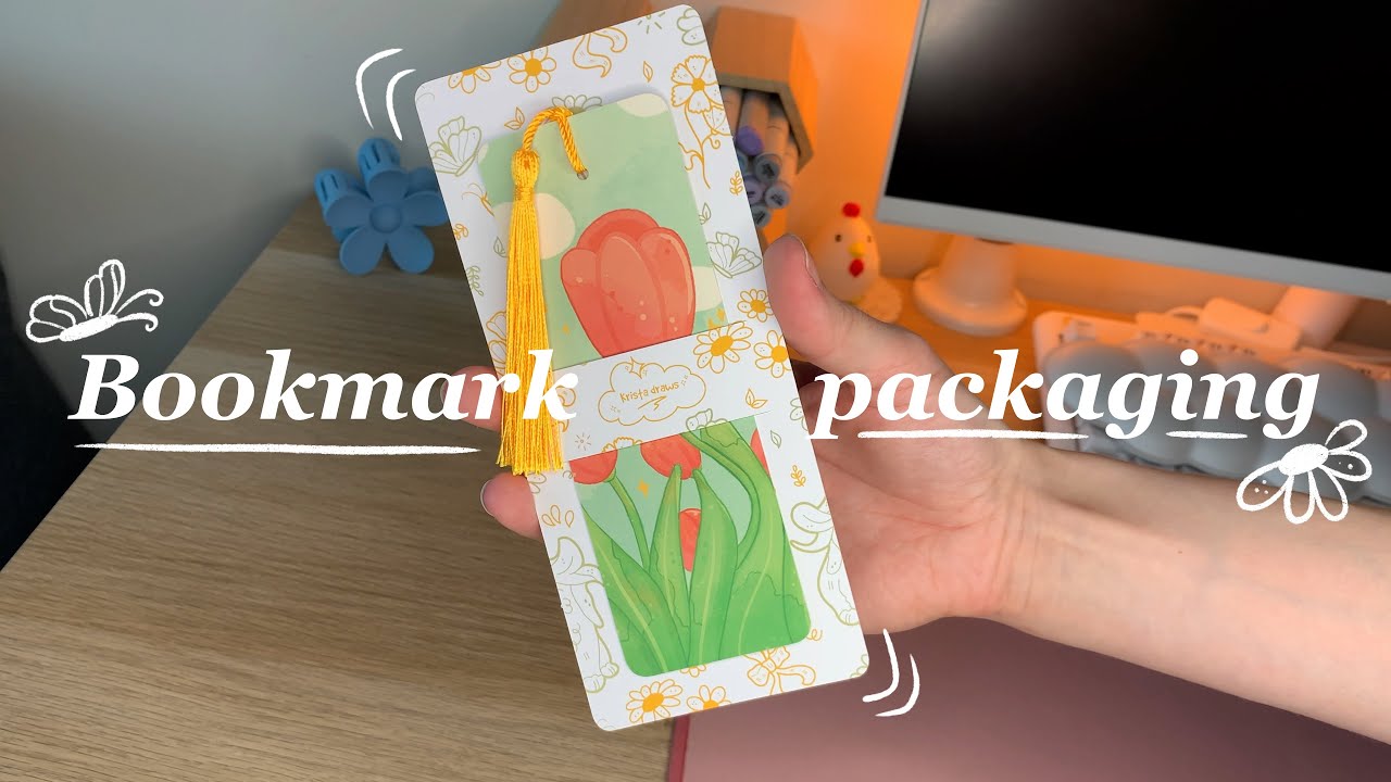 How I make my bookmark packaging with Silhouette Portrait 4 - YouTube