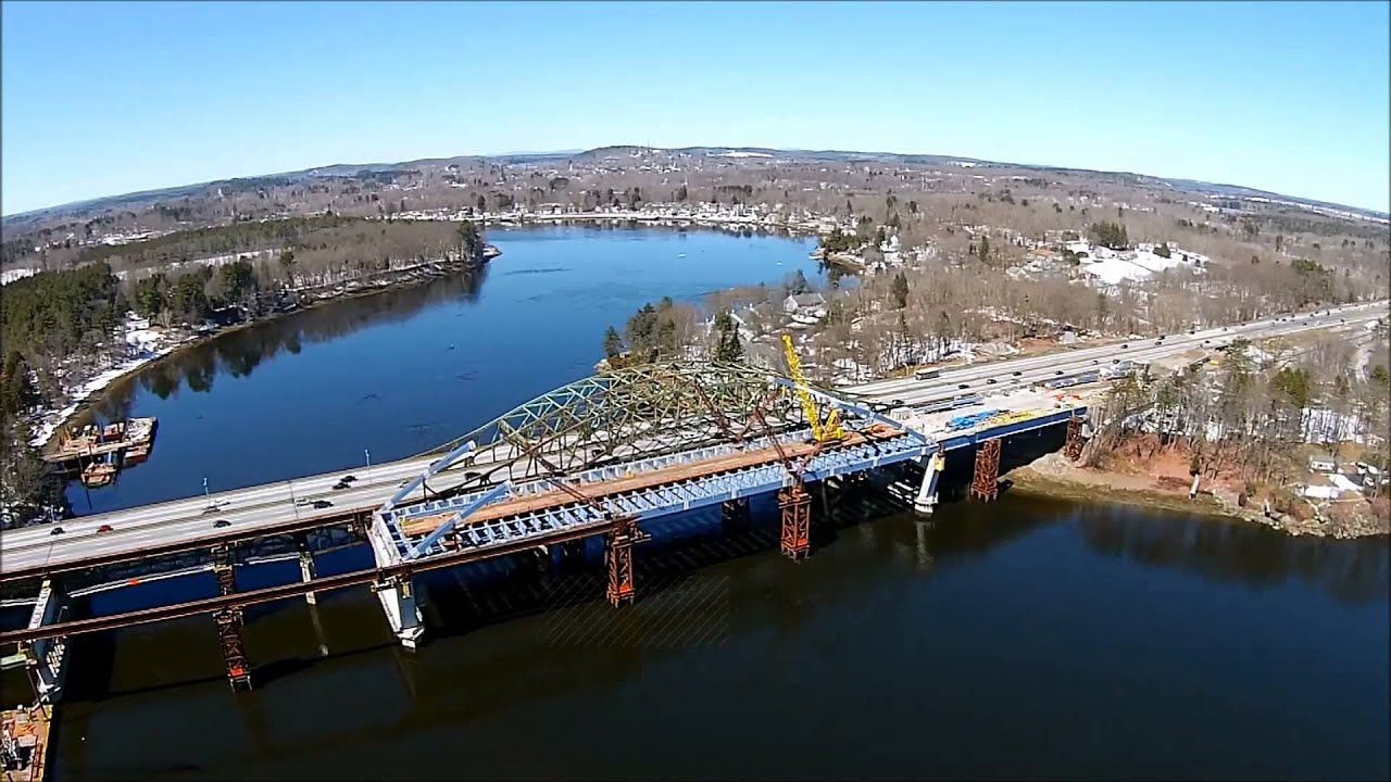 Replacement of the John Greenleaf Whittier Bridge - YouTube