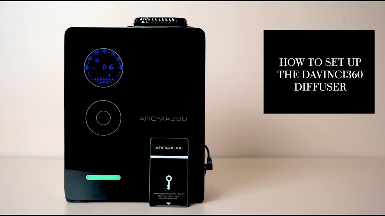 How To Set Up The DaVinci360 Diffuser | AROMA36 - YouTube