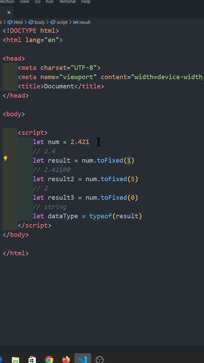 Javascript Number Tofixed Method Membulatkan Nilai Desimal Youtube