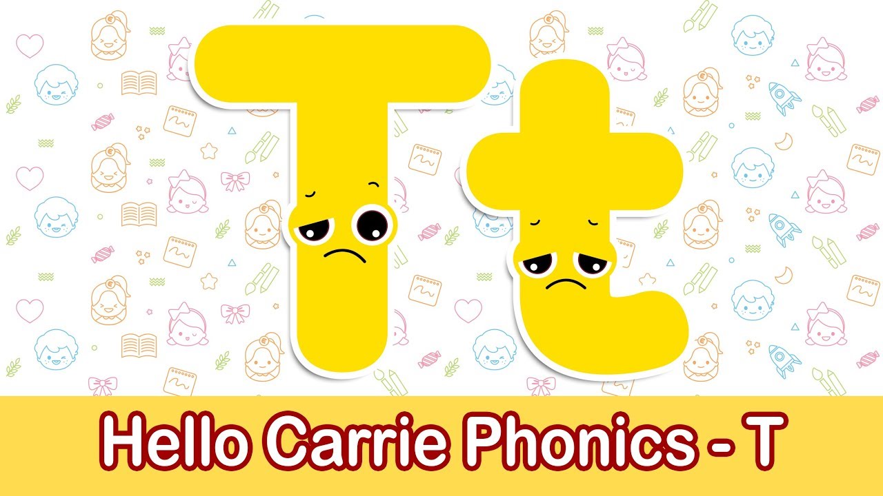 [Hello Carrie] 다나쌤의 헬로캐리 영어 파닉스 수업_T - YouTube