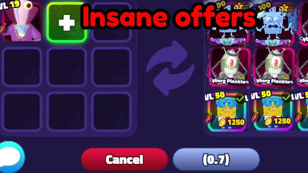 What do people offer for the new SECRET dream Gary in SpongeBob TD ...