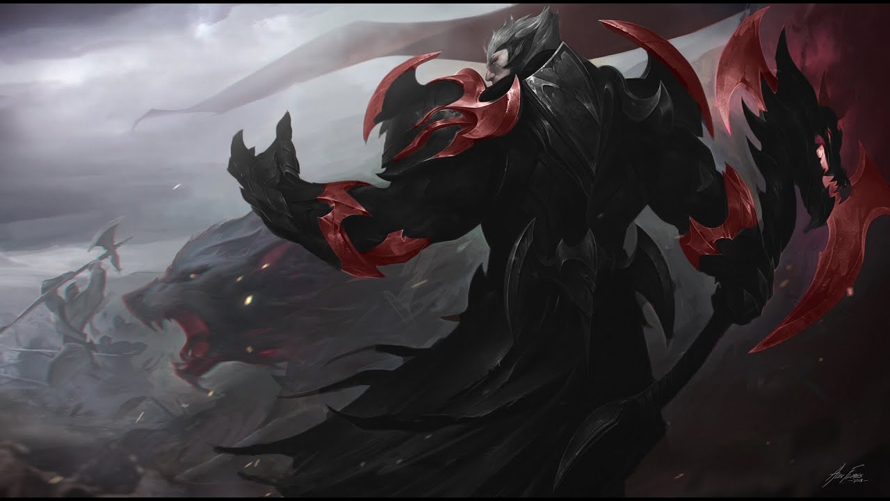 God-King Darius Red Custom Chroma - YouTube