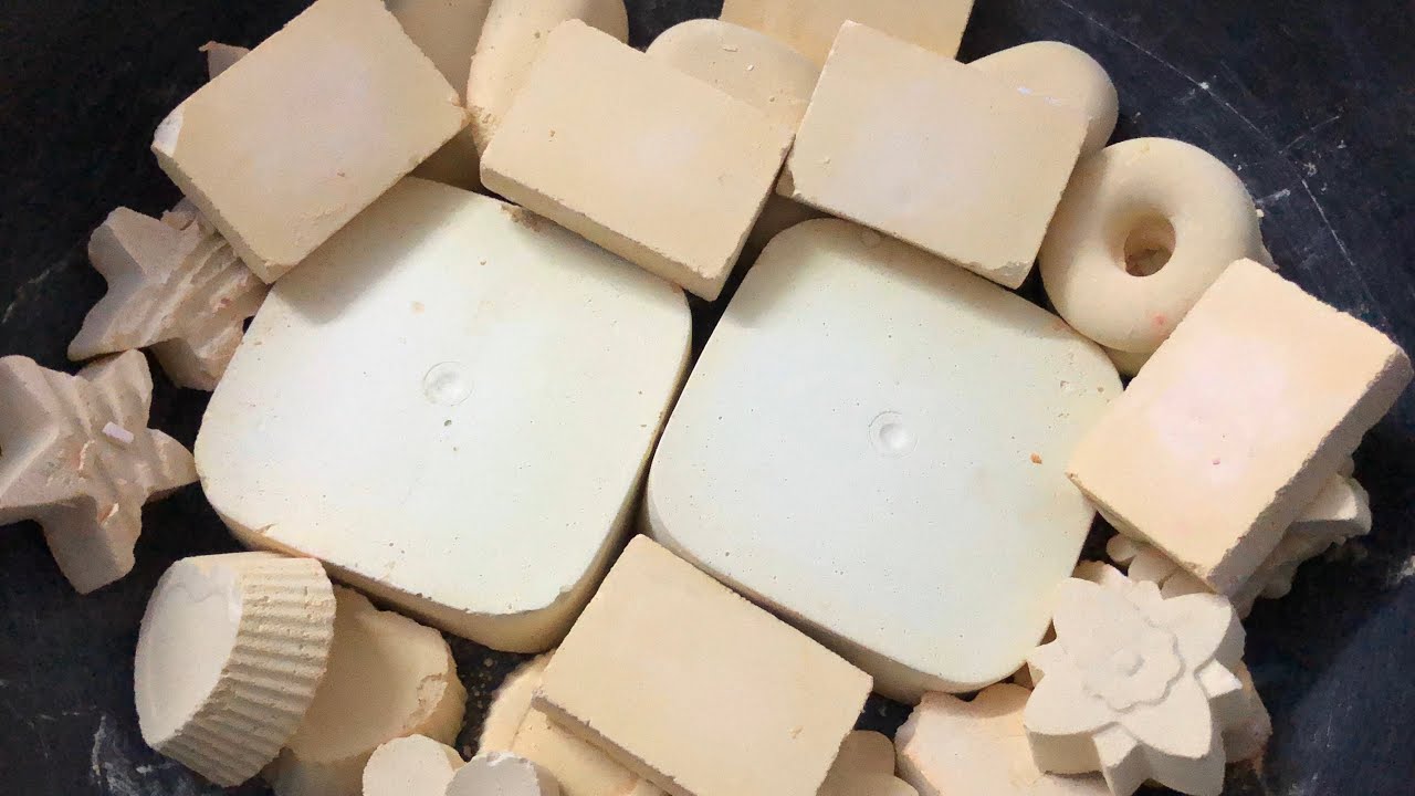 Beige color gym chalk reforms||oddly satisfying video - YouTube