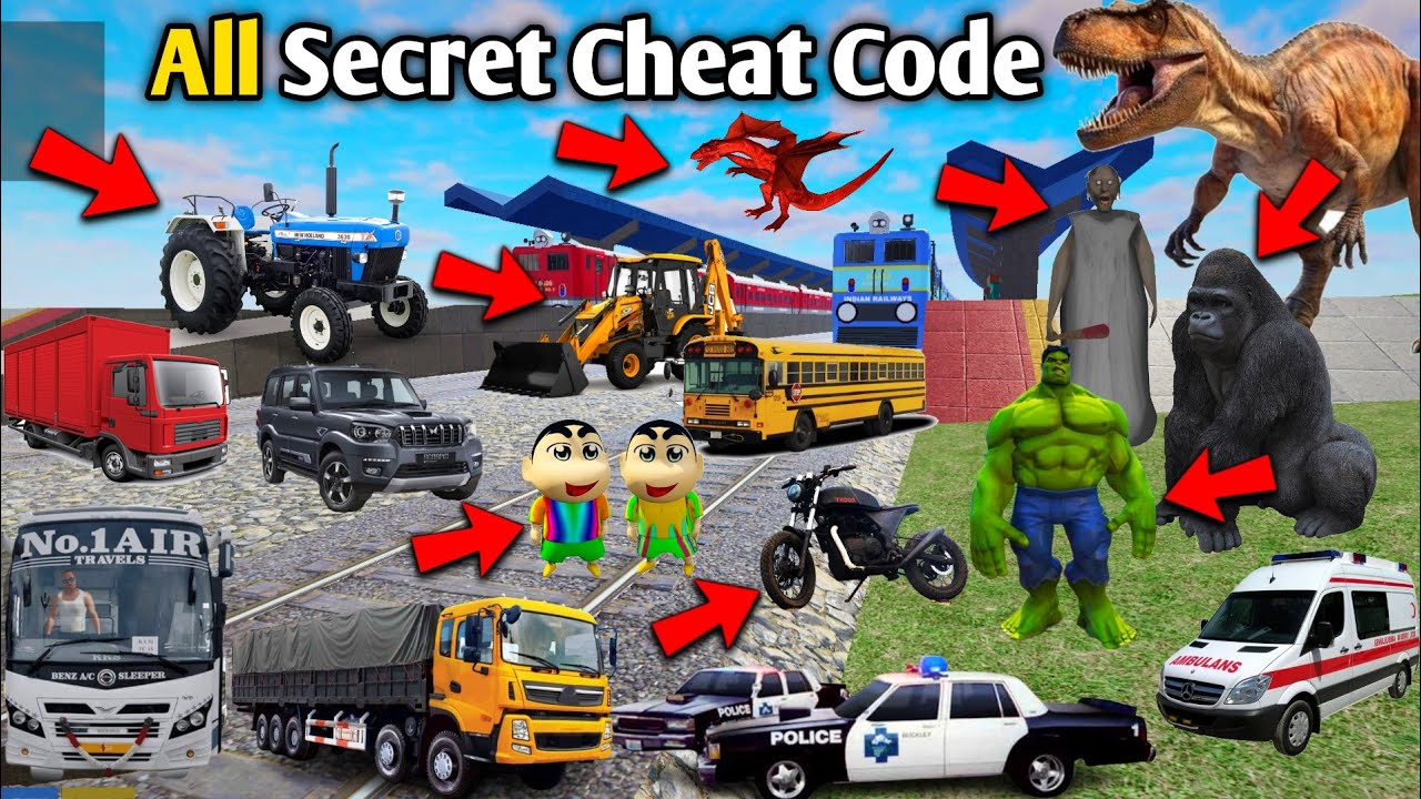 All New Cheat Code Indian Car Bike Driving | Indian Car Bike Driving ...