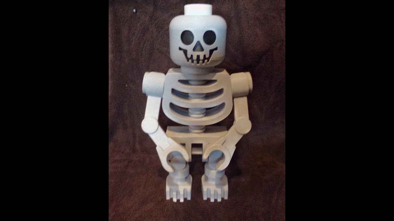 Mega Lego Skeleton 3d print - YouTube