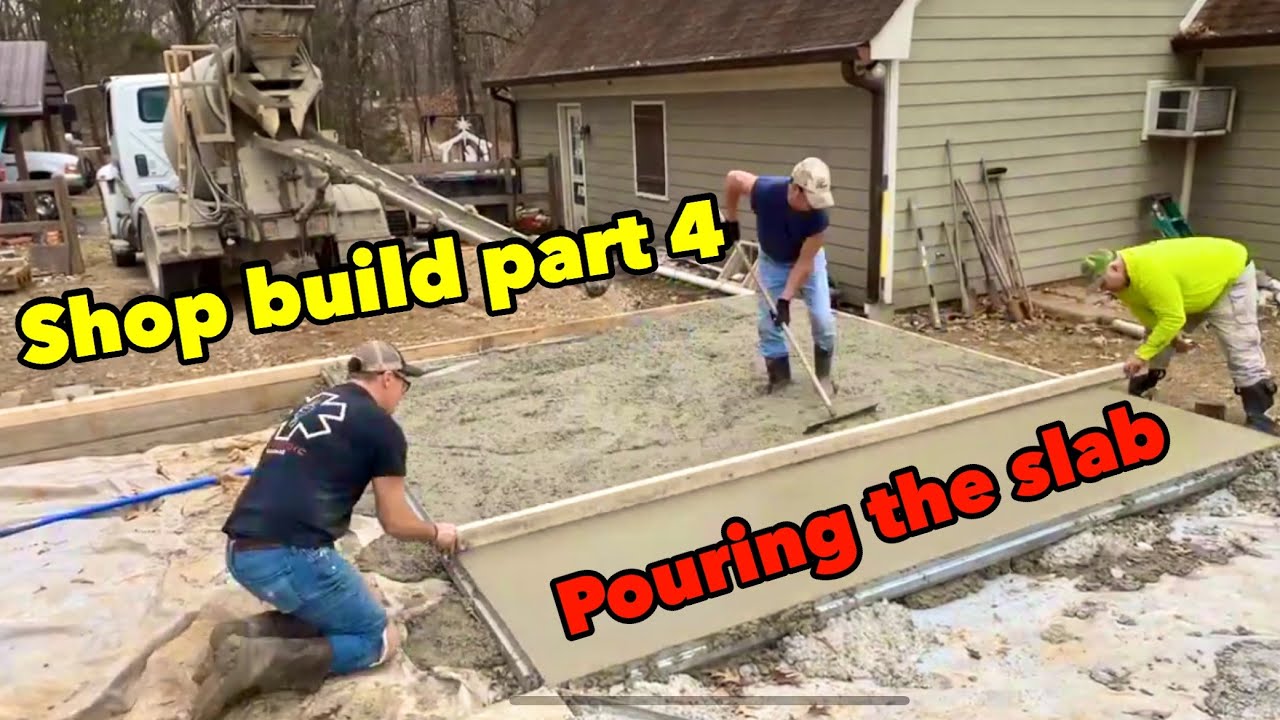 SHOP BUILD Part 4 - YouTube