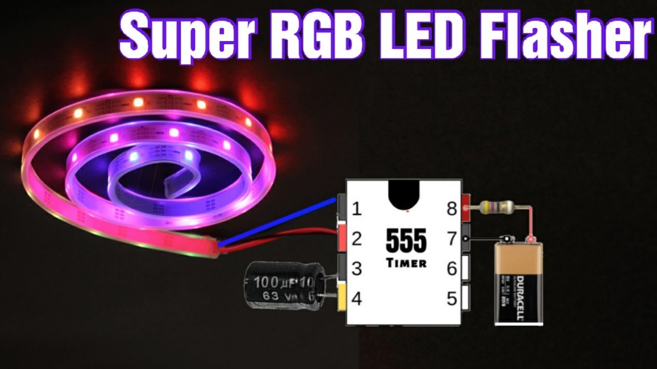 Super Effective RGB LED Flasher - YouTube