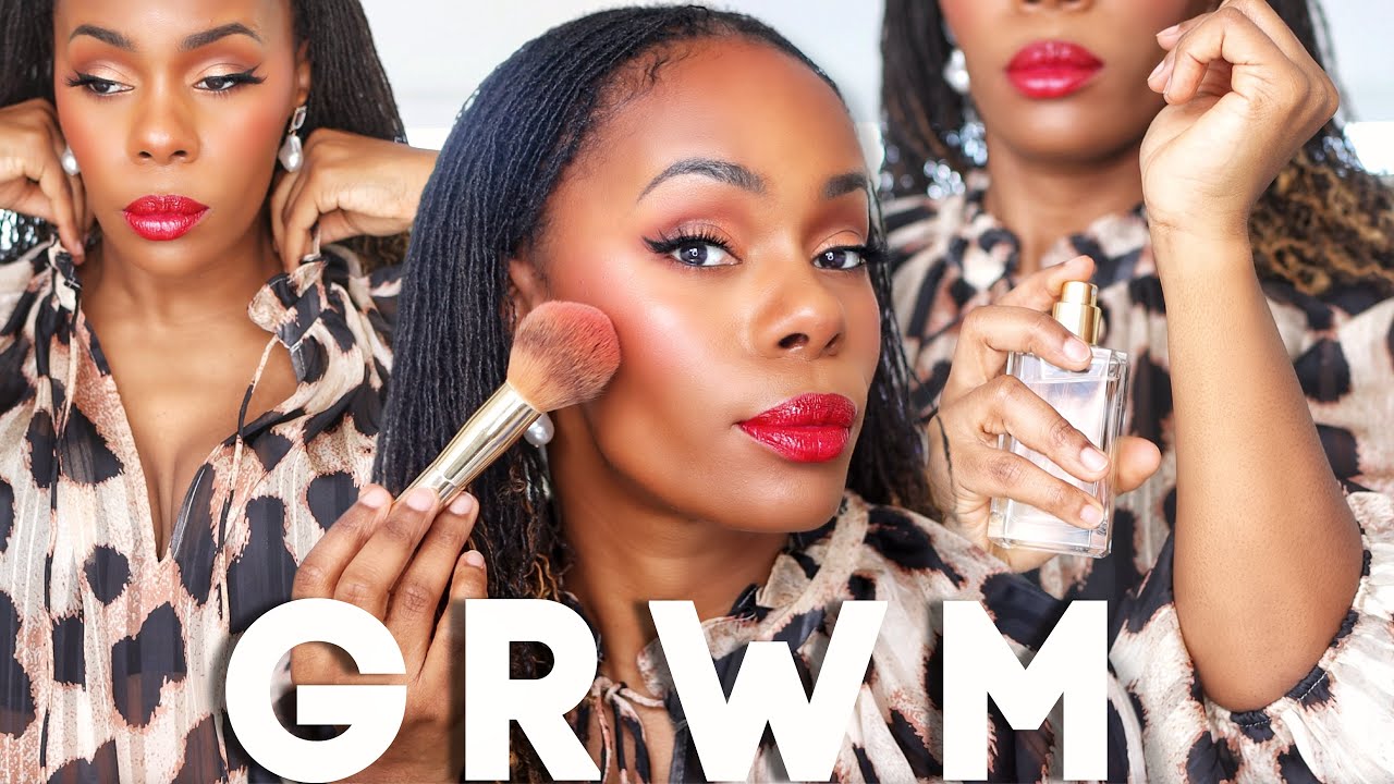 GRWM & GET TO KNOW ME | 2023 Foundation and Full Glam Routine - YouTube